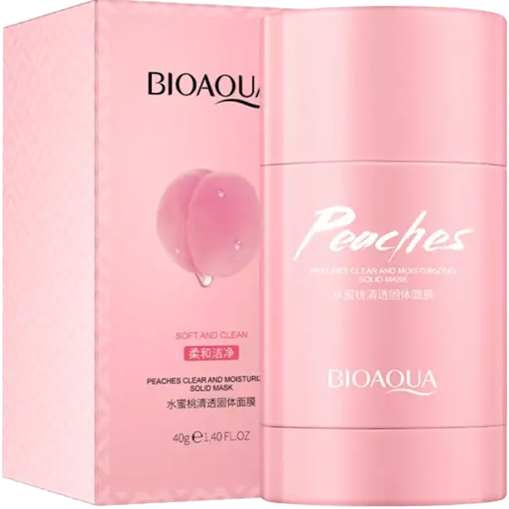 Bioaqua Peach Solid Facial Mask Deep Cleansing Moisturizing Skin ...