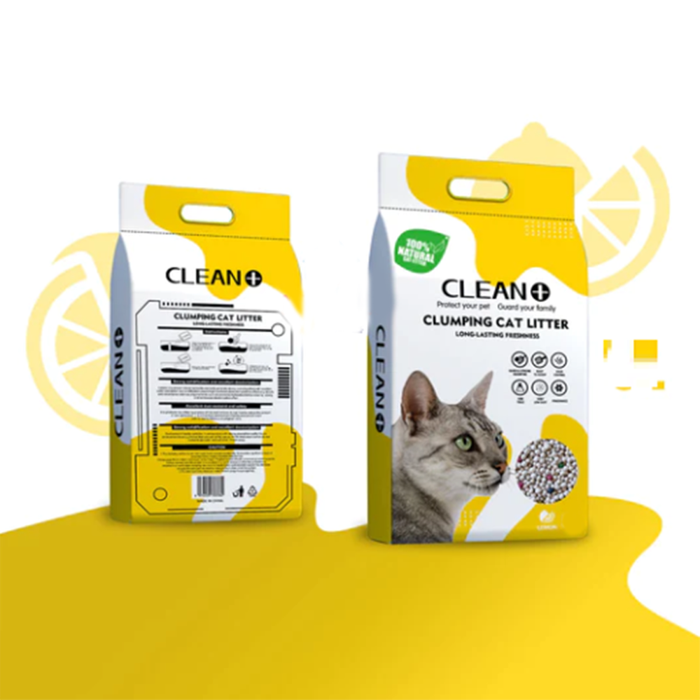 Clean PLus Cat Litter Clumping Lemon Flavor - 5 L : Clean PLus ...