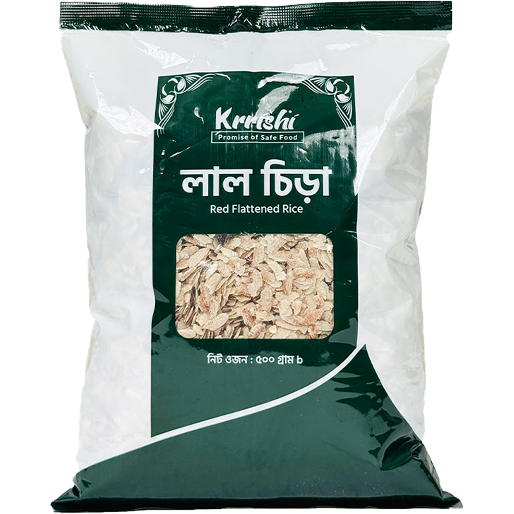 Buy Krrishi Red Flattened Rice 500 gm | Rokomari.com