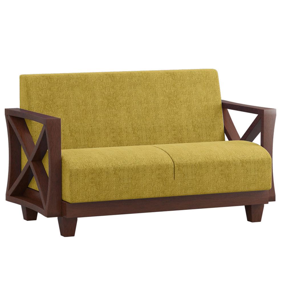 Regal Wooden Double Sofa - Venice - SDC-343-3-1-20 ( Fabric -SF-2120 ...