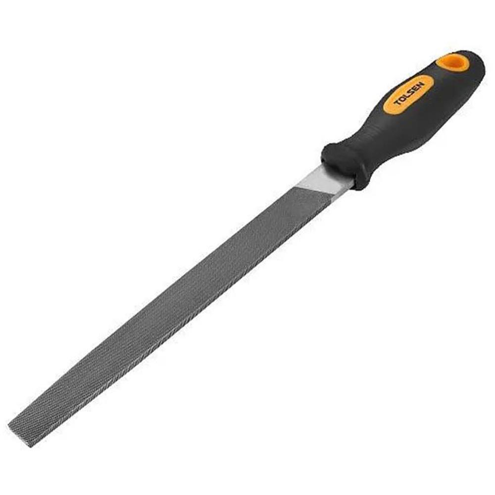 Tolsen 8 Inch Steel File Flat TPR Handle - Model : 32001 : Tolsen Tools ...