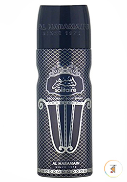 Al Haramain Solitaire (Deodorant Body Spray) - 200ml for Unisex ...