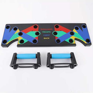 12 in 1 Folding Push-up Bracket Board Portable Fitness Workout Gym Training Exercise ...