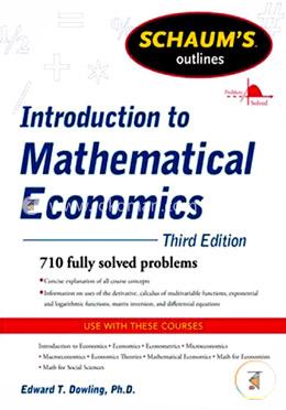 Introduction to Mathematical Economics: Edward T. Dowling | Rokomari.com