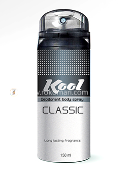 Kool Deodorant Body Spray (Classic)-150 ml: | Rokomari.com