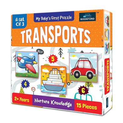 BOOKFORD My Baby's First People at Work and Transport Jigsaw Puzzles ...