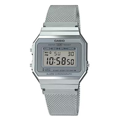 Casio Classic Vintage Digital Silver Mesh Chain Watch - A700WM-7ADF ...