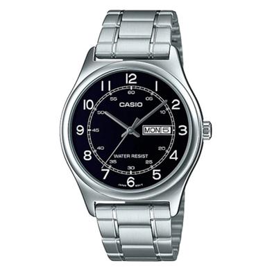 Casio Enticer Day Date Silver Chain Watch - MTP-V006D-1B2UDF : CASIO ...
