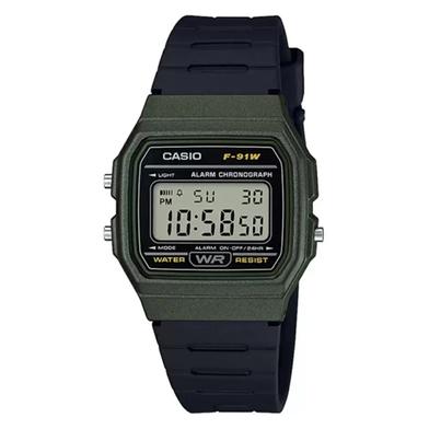 Casio Vintage Digital Resin Belt Watch - F-91WM-3ADF : CASIO Watch ...