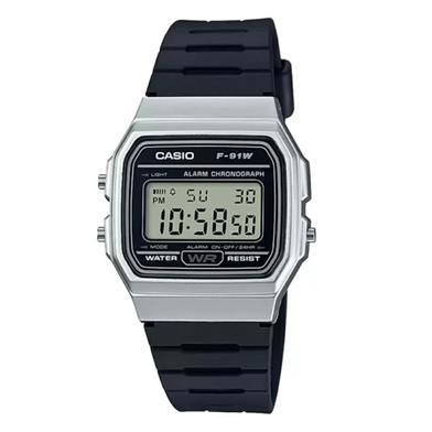 Casio Vintage Digital Resin Belt Watch - F-91WM-7ADF : CASIO Watch ...