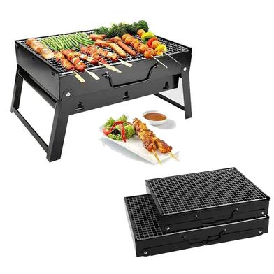 Charcoal BBQ Grill Foldable-Portable Barbecue Stand, Garden Party ...