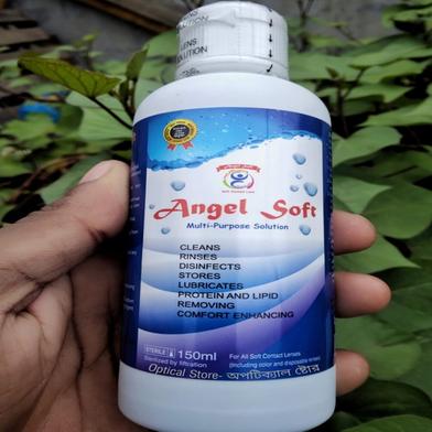 Contact Lens Angel Soft Solution Water 150 ml, Lens Water, Lens Solution Sa : Non-Brand ...