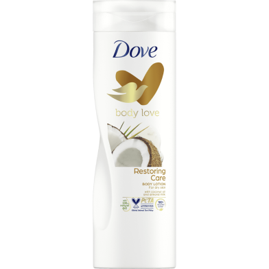 Dove W. Coconut Oil and A. Milk / Rest. Care Body Lotion 400 ml ...