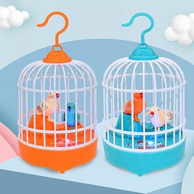 Electronic Birds Cage Toy Voice Control Vivid Appearance Festival Gift ...