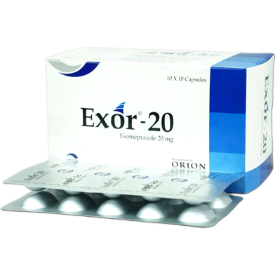Exor 20 Mg Capsule 10's Strip : Orion Pharma Ltd | Rokomari.com