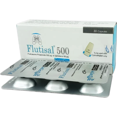 Flutisal 50 Mcg, 500 Mcg Inhalation Capsule 6's Strip : Incepta Pharmaceuticals Ltd | Rokomari.com