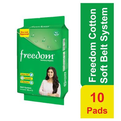 Freedom Sanitary Napkin Belt System 10 pads: | Rokomari.com