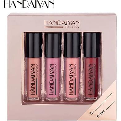 HANDAIYAN 4 Colors/box Matte Liquid Lipstick Kit Women Makeup Set Matt ...