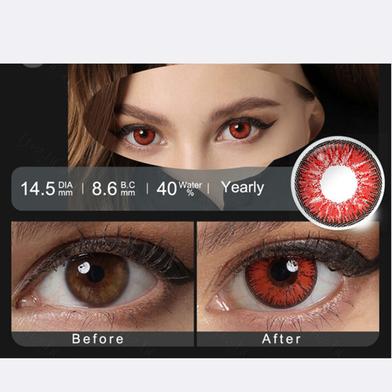 Halloween Venice Red Color Contact Lenses : Non-Brand | Rokomari.com