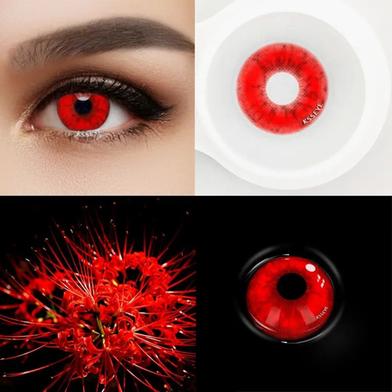 Halloween Venice Red Color Contact Lenses : Non-Brand | Rokomari.com