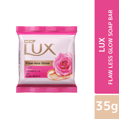 Lux Soap Bar Flawless Glow 35g : Lux | Rokomari.com