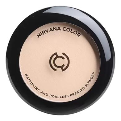 Nirvana Color Pressed Powder Mattifying Compact Powder Light Natural ...