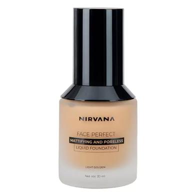 Nirvana Liquid Foundation Perfect Coverage - Light Golden - 45474 : Nirvana | Rokomari.com