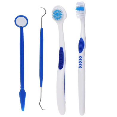 Oral Care Kit with Toothbrush – Complete Dental Hygiene Set for Daily ...