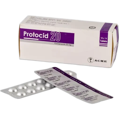 Protocid 20 Mg Tablet 14's Strip: null | Rokomari.com