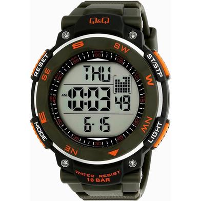 Q And Q Digital Black And Red Combination Watch For Men - M124J003Y : Q ...