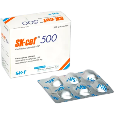 SK-cef 500 mg Capsule 6's strip: null | Rokomari.com