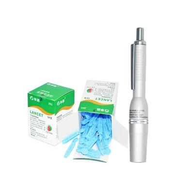 Stainless Steel Lancing Pen With 50 Pcs Lancet Point Pen : Non-Brand ...