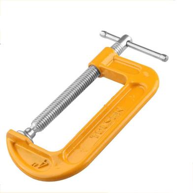 Tolsen G-Clamp / C Clamp 100 mm 4 Inch Zinc plated thread bar - Model ...