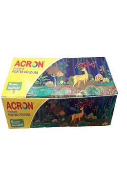 Acron Students Poster Colours Gulliver Kit - 120 ml (10ml bottles of 12 ...